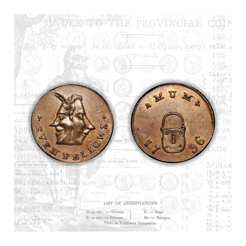 Middlesex Spence Copper Farthing DH 1095a - LAST DRUID