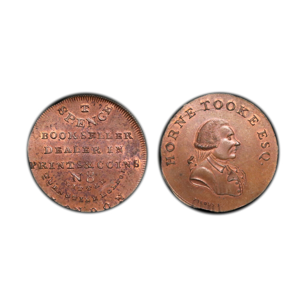 Lot 174 - Middlesex Spence halfpenny D&H 702, Ex-Davisson (Cokayne ...