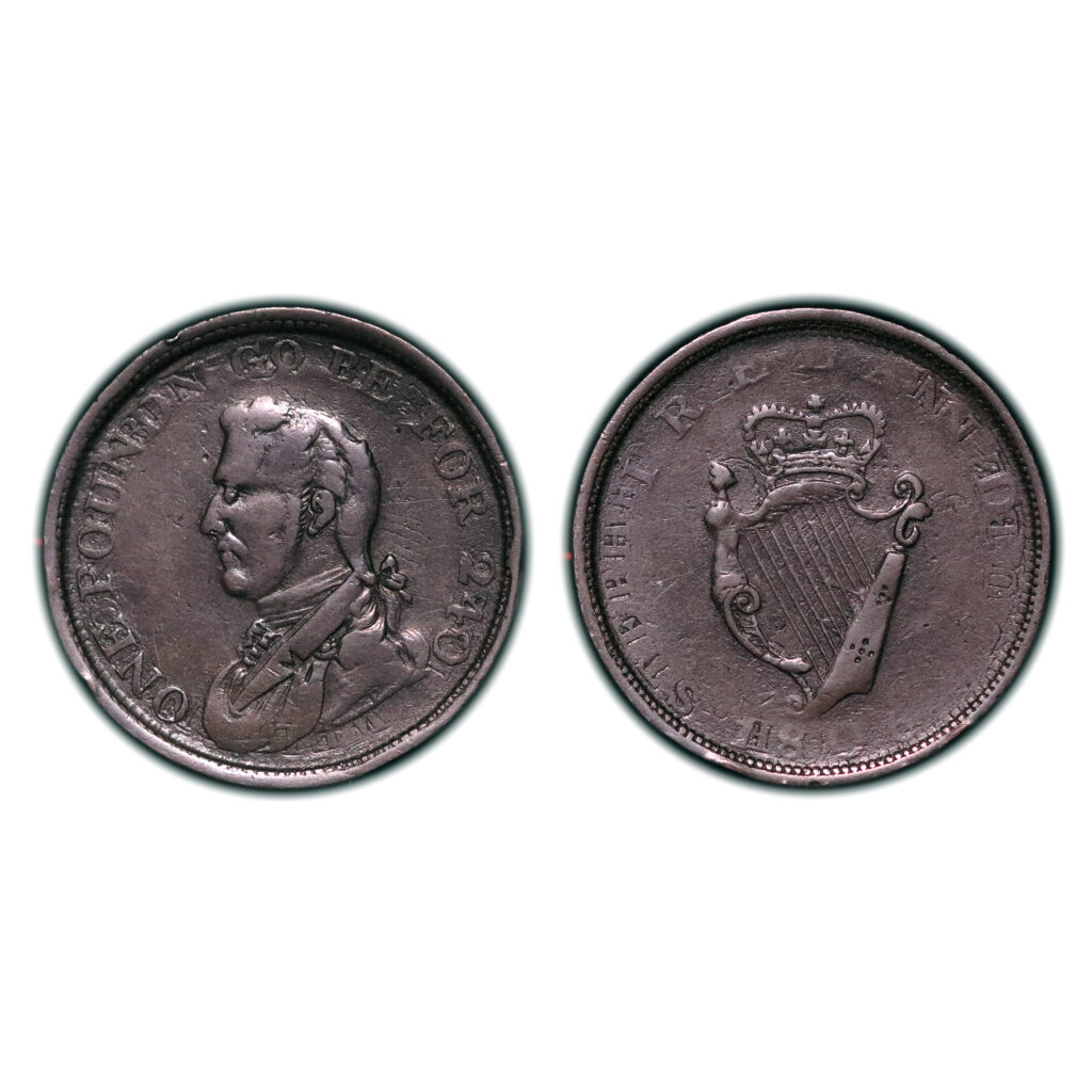 Lot 61 - Irish Not Local penny Withers 1951, RRR. - LAST DRUID